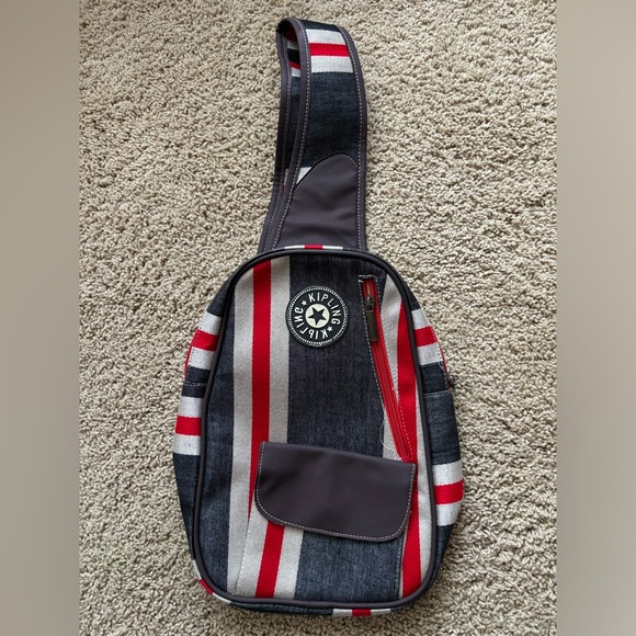 Kipling | Bags | Rare Kipling Canvas Leather Backpack | Poshmark